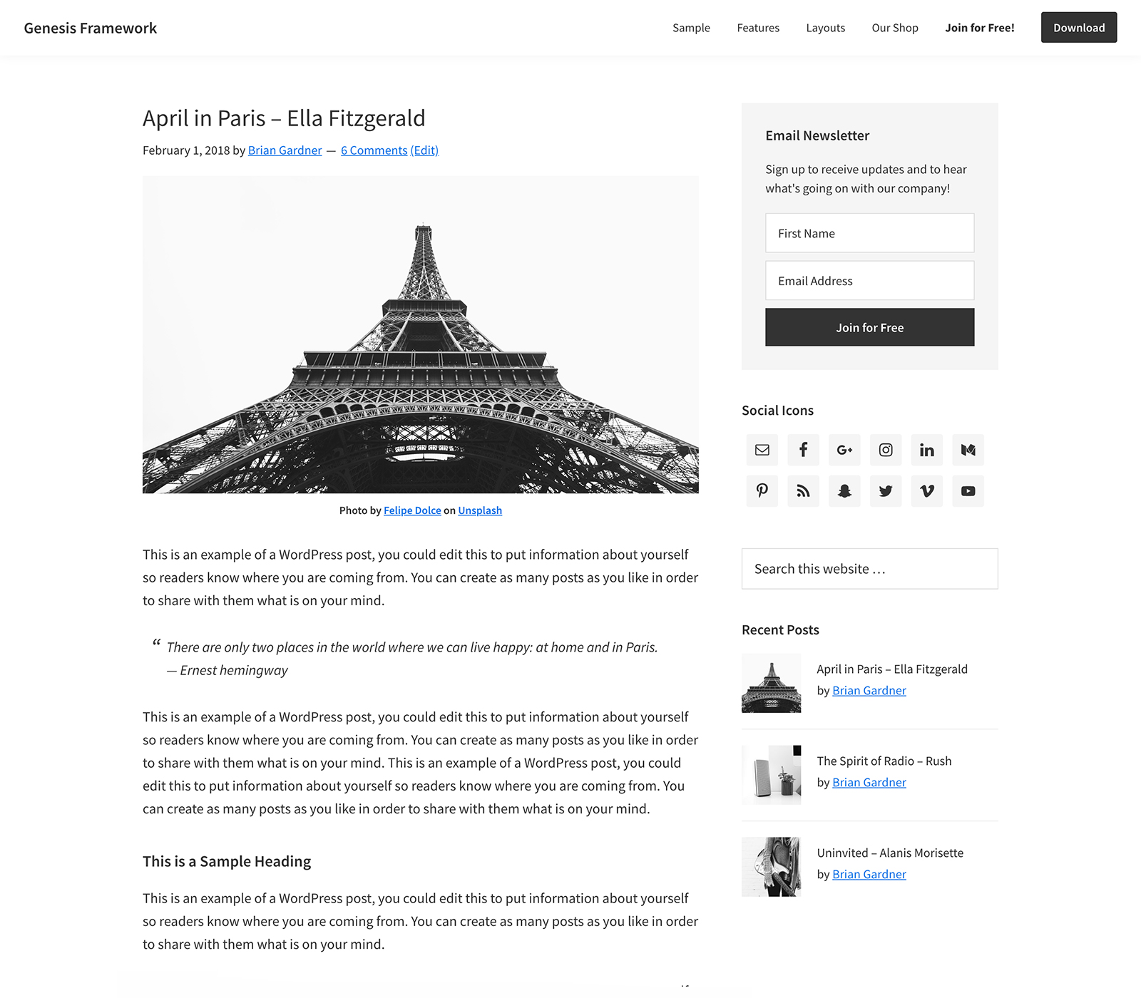 Genesis Framework | 한국워드프레스랩