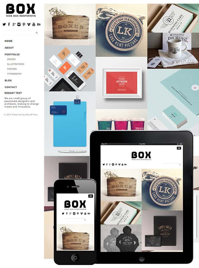 Side Box Theme WordPress – Fullscreen | 한국워드프레스랩
