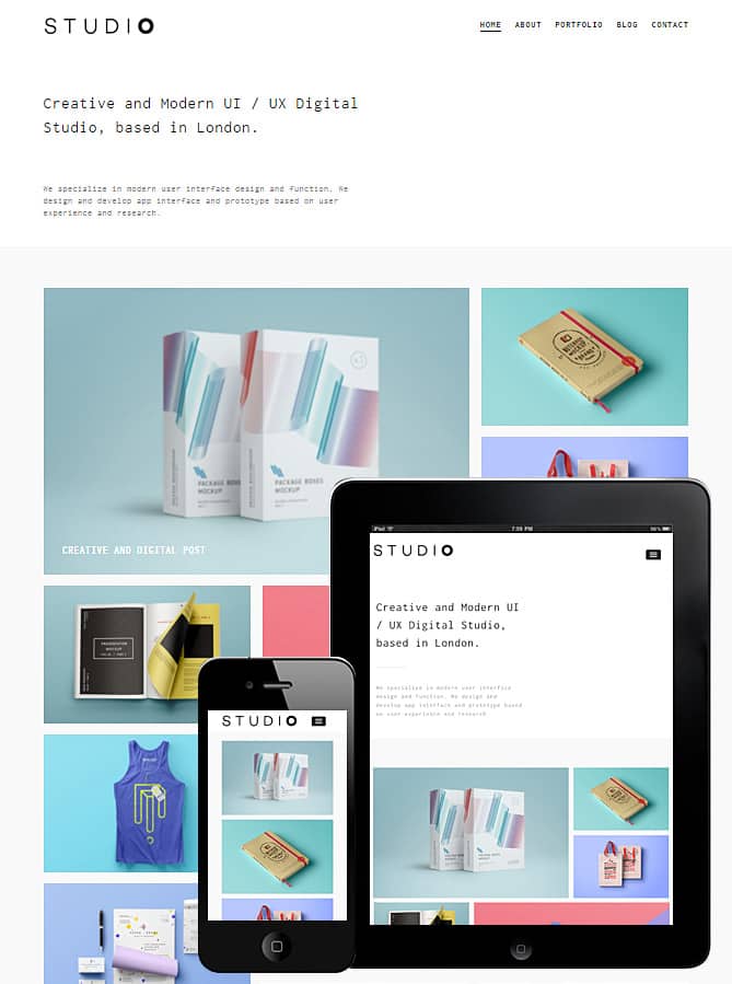 Studio WordPress Theme | 한국워드프레스랩